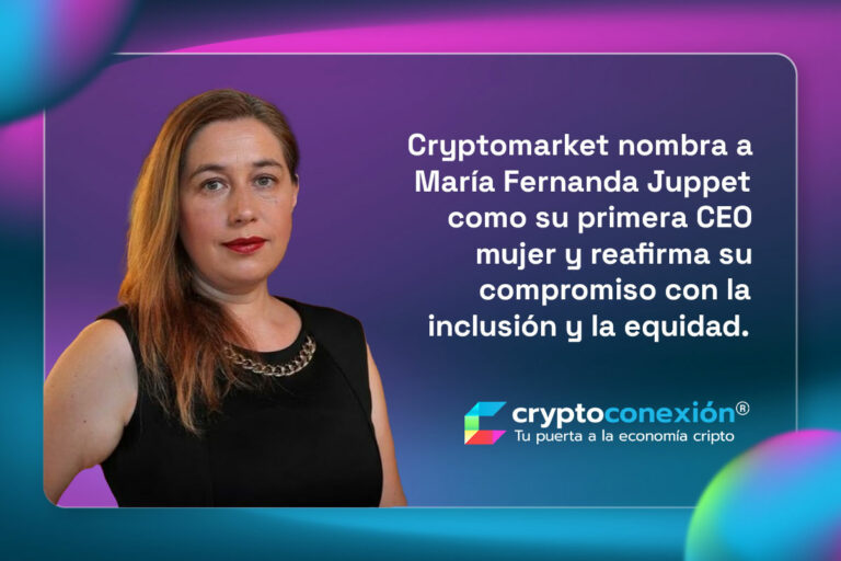 María Fernanda Juppet, primera CEO mujer de CryptoMarket - CryptoConexión